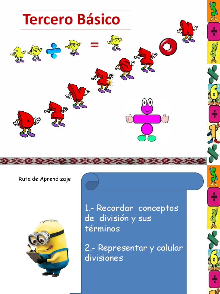 3° Básico División | PDF | División (Matemáticas) | Multiplicación