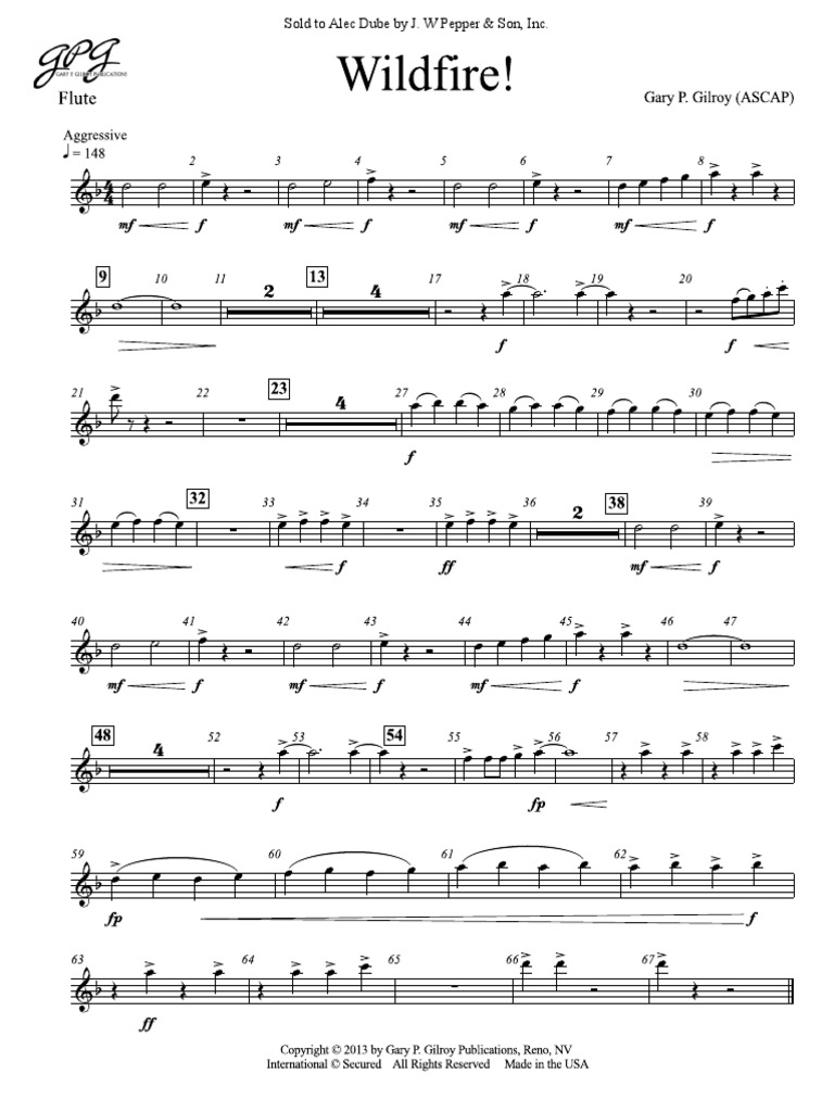 Sale to Alec Dube by J.W. Pepper | PDF