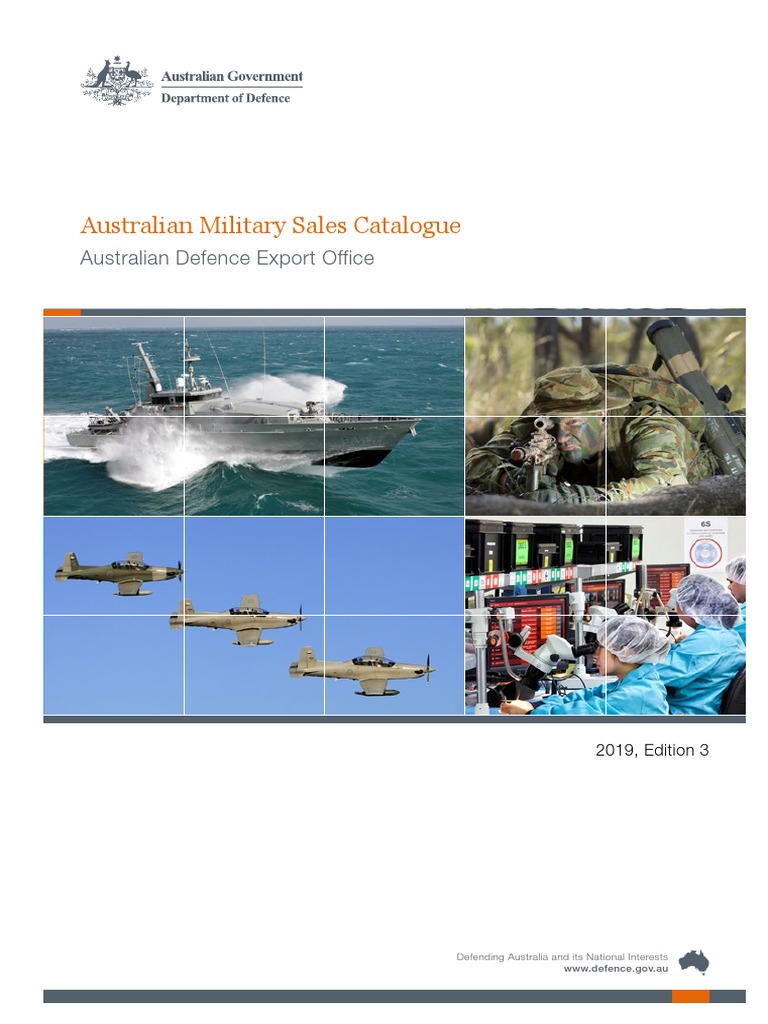 Australian Military Sales Catalogue 2019-03 | PDF | Arms Industry ...