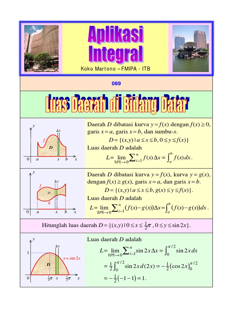 KALKBAG6 - Aplikasi Integral | PDF