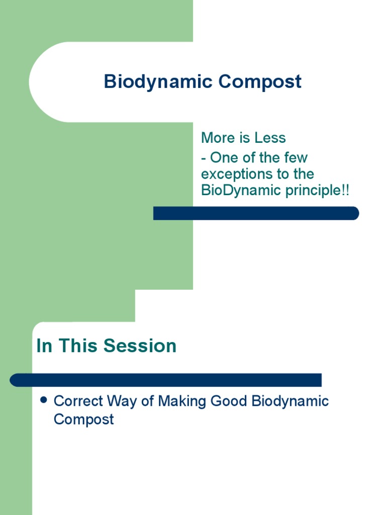Biodynamic Composting Techniques Guide | PDF | Agronomy | Compost
