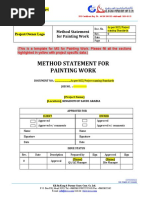 Work Method Statement For Painting Work | PDF | Paint | Building ...