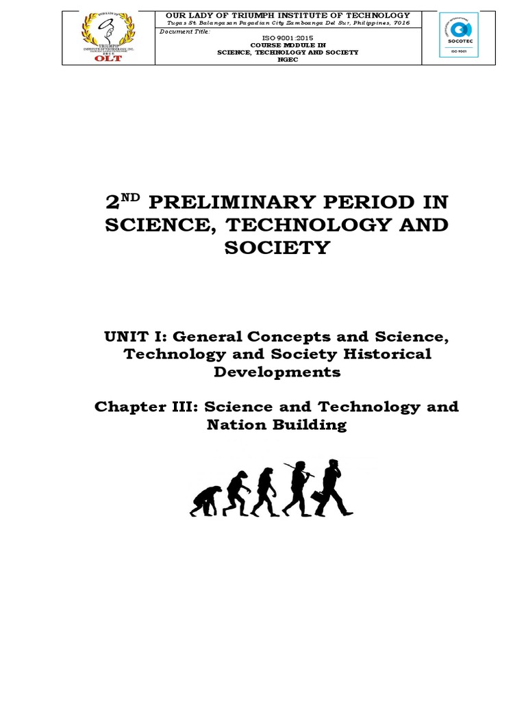 2nd PRELIM STS | PDF | Philippines | Science