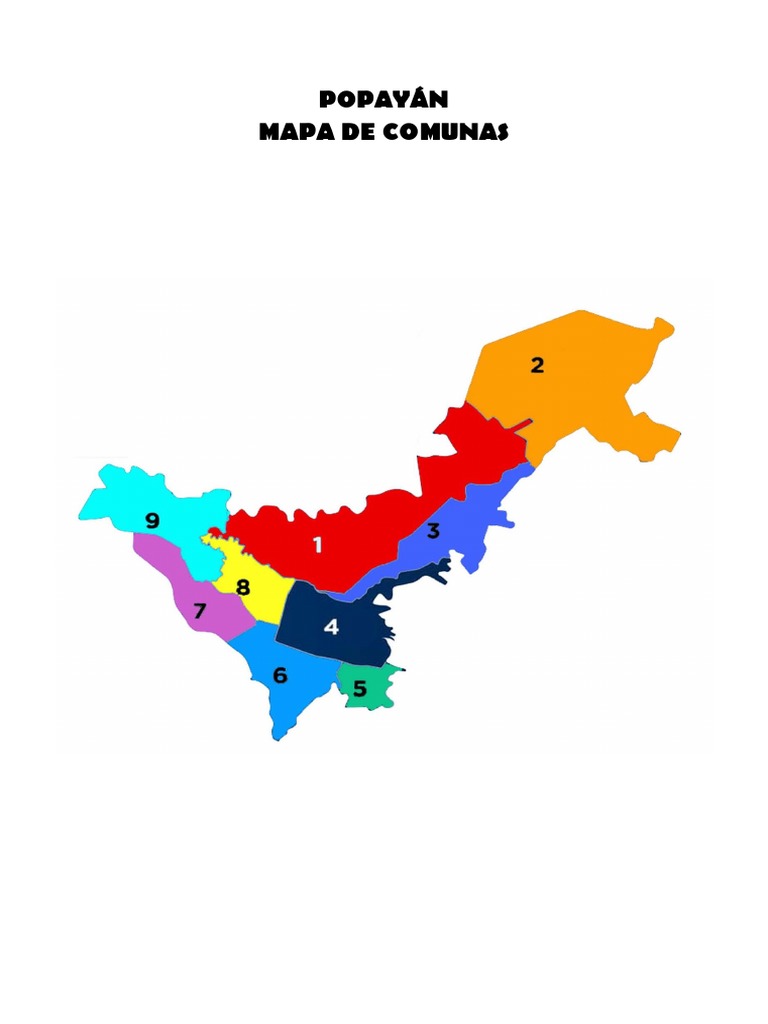 Comunas y Barrios de Popayán | PDF
