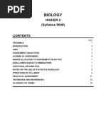 A Level Biology Specification From 2025 (Printable) | PDF | Cell ...