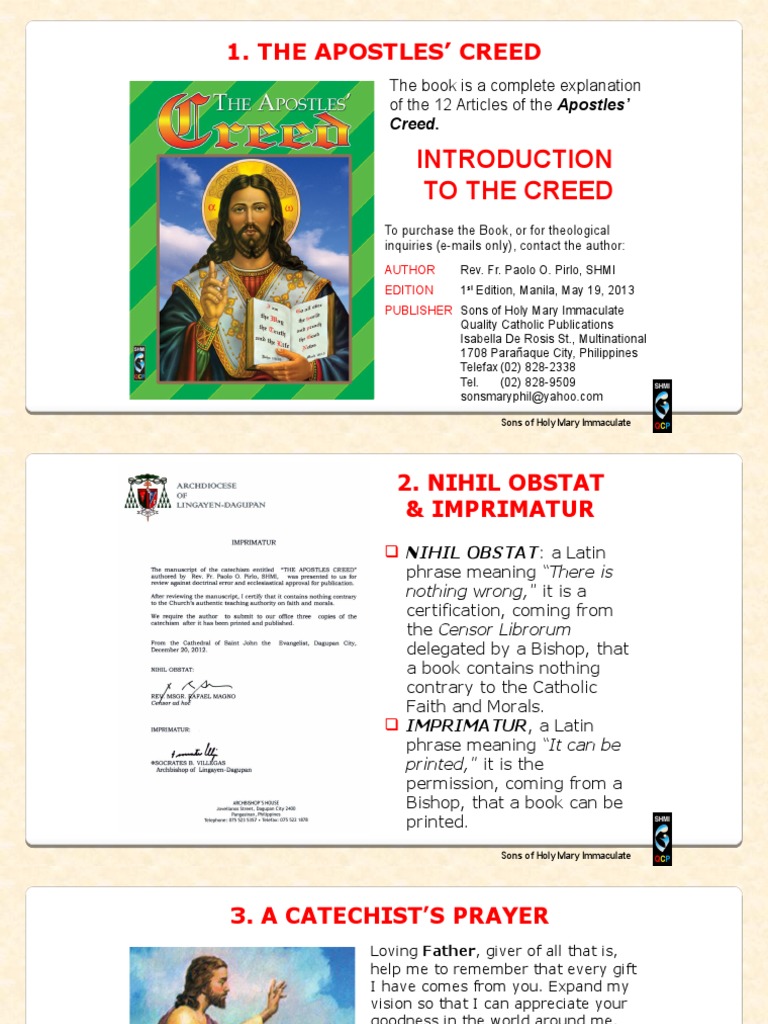 Introduction To The Creed | PDF | Mary, Mother Of Jesus | Christian Church