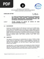 DBM Circular Letter No. 2022-3 - Expanded Implementation of Online ...