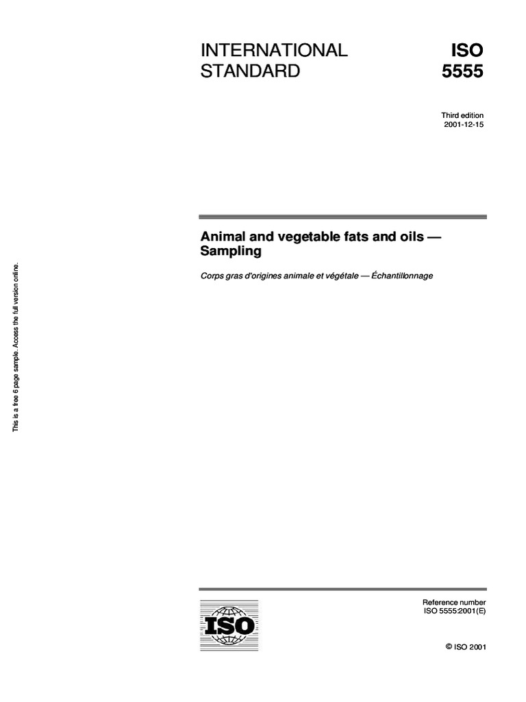 International International Standard Standard ISO ISO 5555 5555 | PDF ...