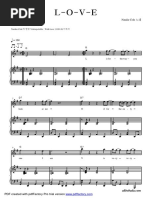 L.O.v.E. Nat King Cole Lyrics | PDF
