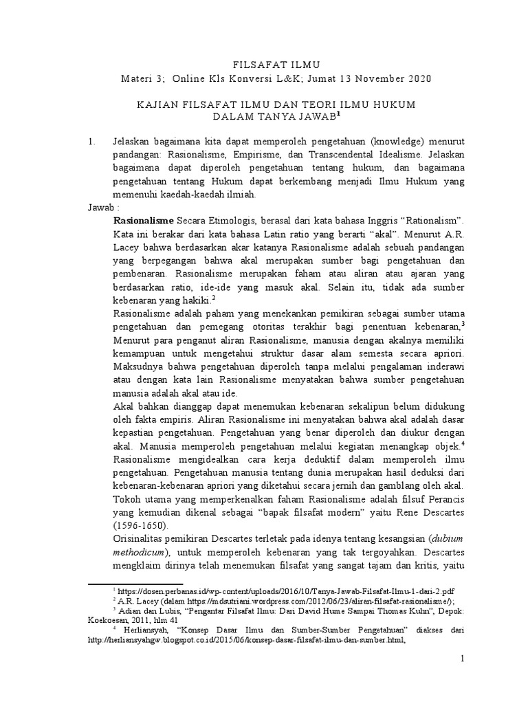 Fils Ilmu Online 3 Kls L&K | PDF | Ilmu Sosial | Filsafat