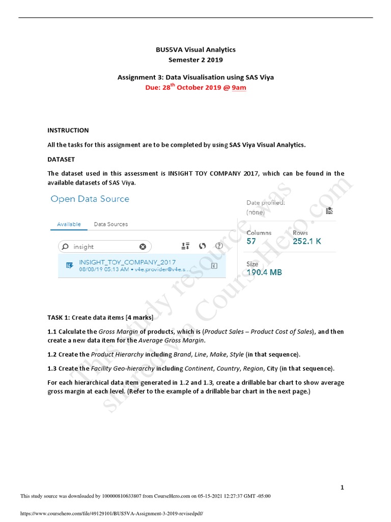 SAS Viya Visual Analytics Guide | PDF | Visualization (Graphics ...