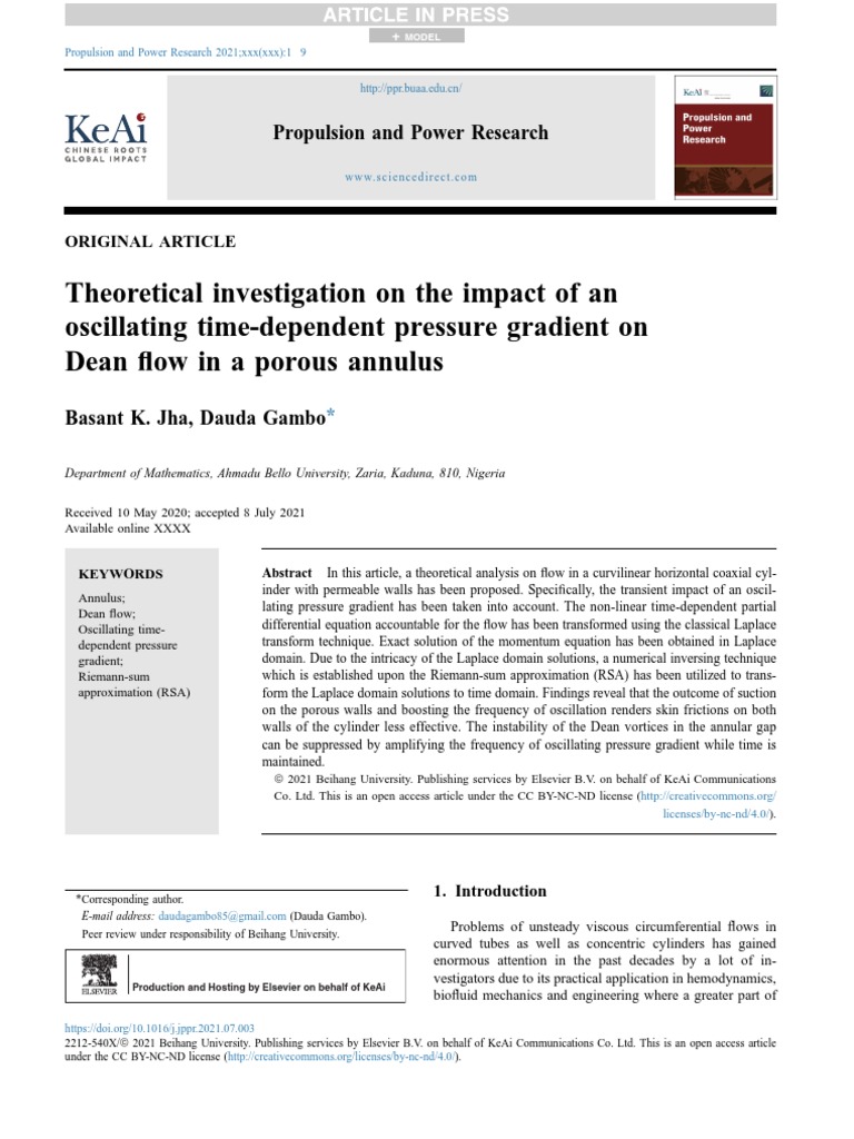 Theoretical Investigation On The Impact of An Oscillating Time ...