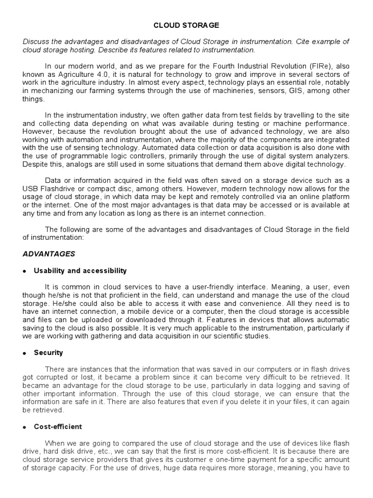 Luna AENG270 Assignment Cloud-Storage | PDF | Cloud Computing ...