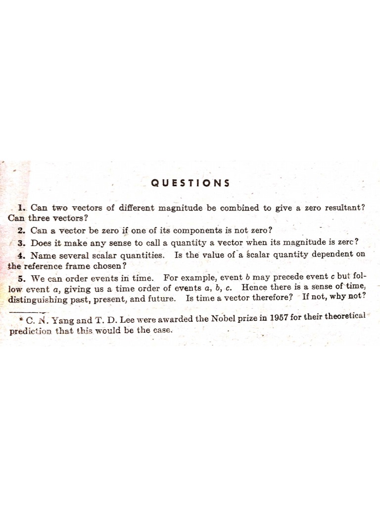 Vectors - Resnick, Halliday | PDF