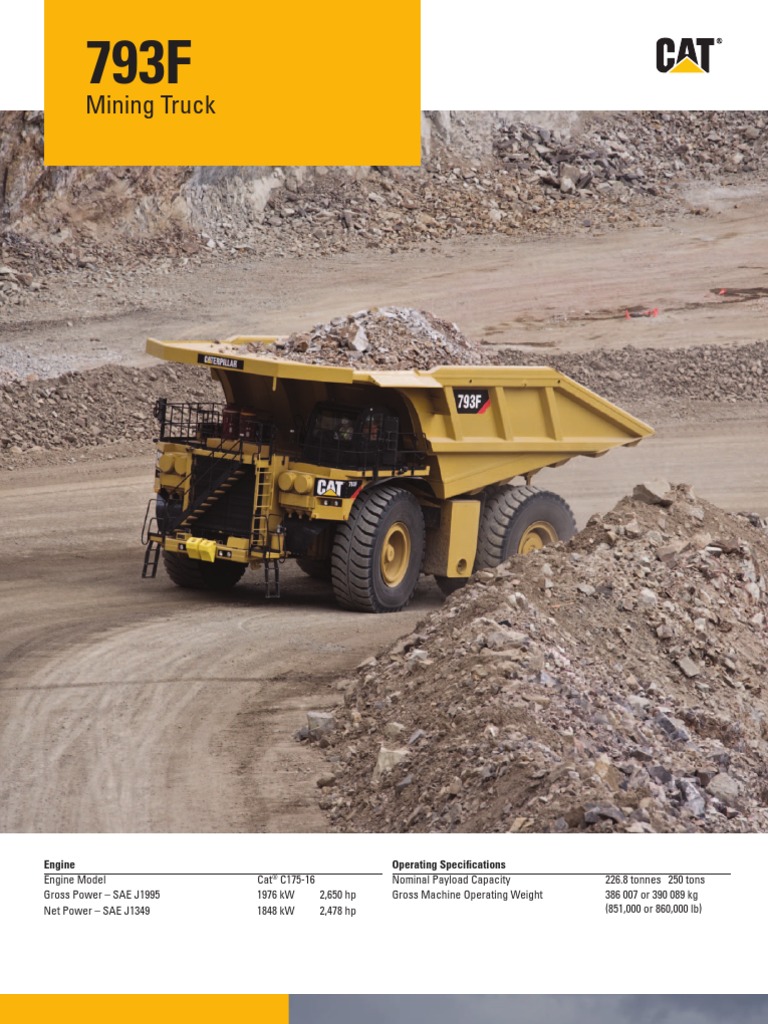 Cat 793 F | PDF | Manual Transmission | Transmission (Mechanics)