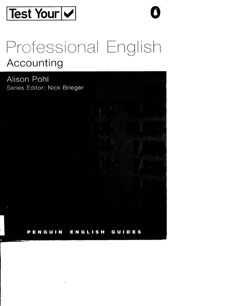 Test Your Professional English Accounting | PDF
