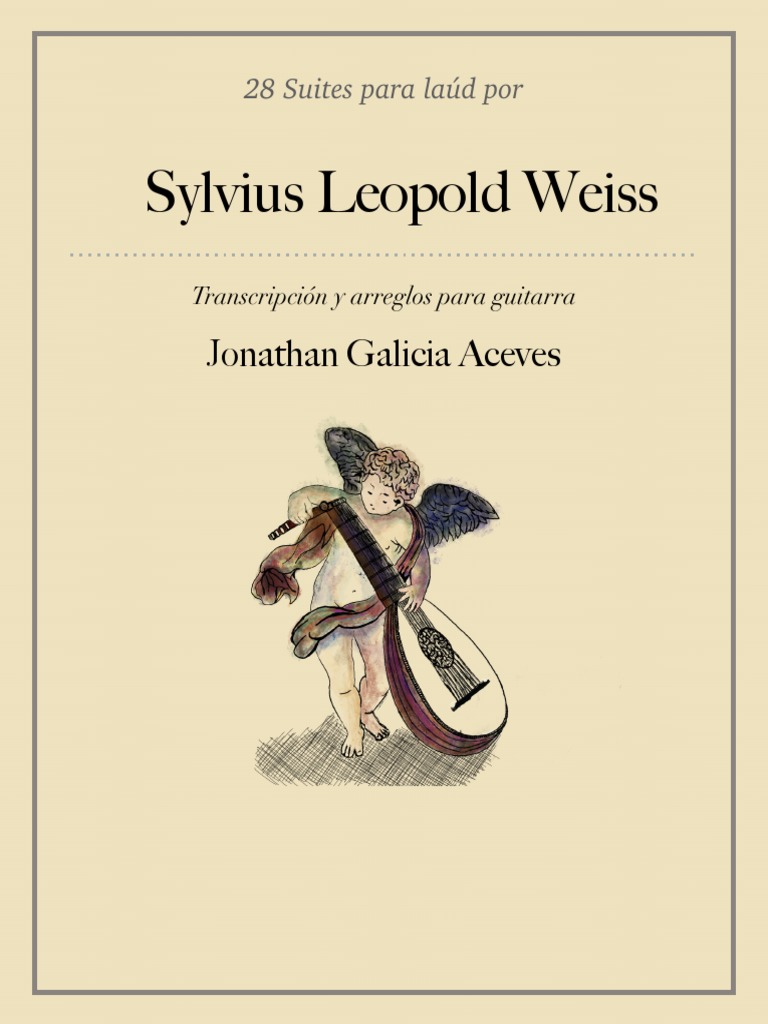 28 Suites para Guitarra de Sylvius Leopold Weiss | PDF | Notación ...