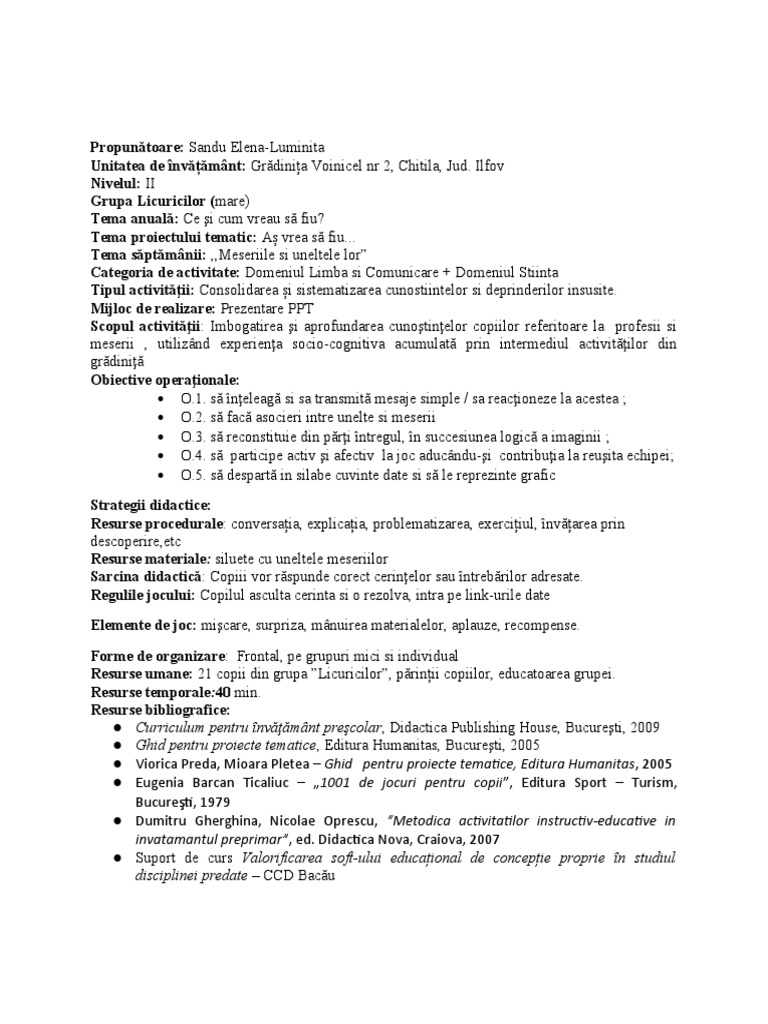 Proiect de Activitate Digital | PDF