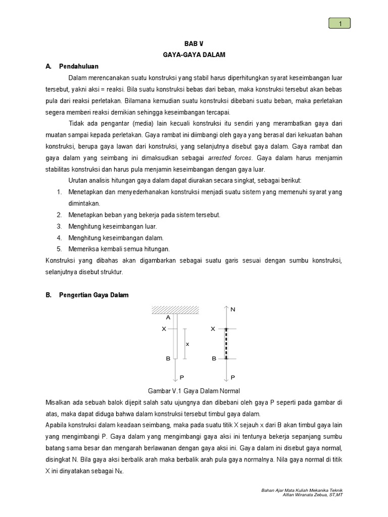 Gaya-Gaya Dalam PDF | PDF