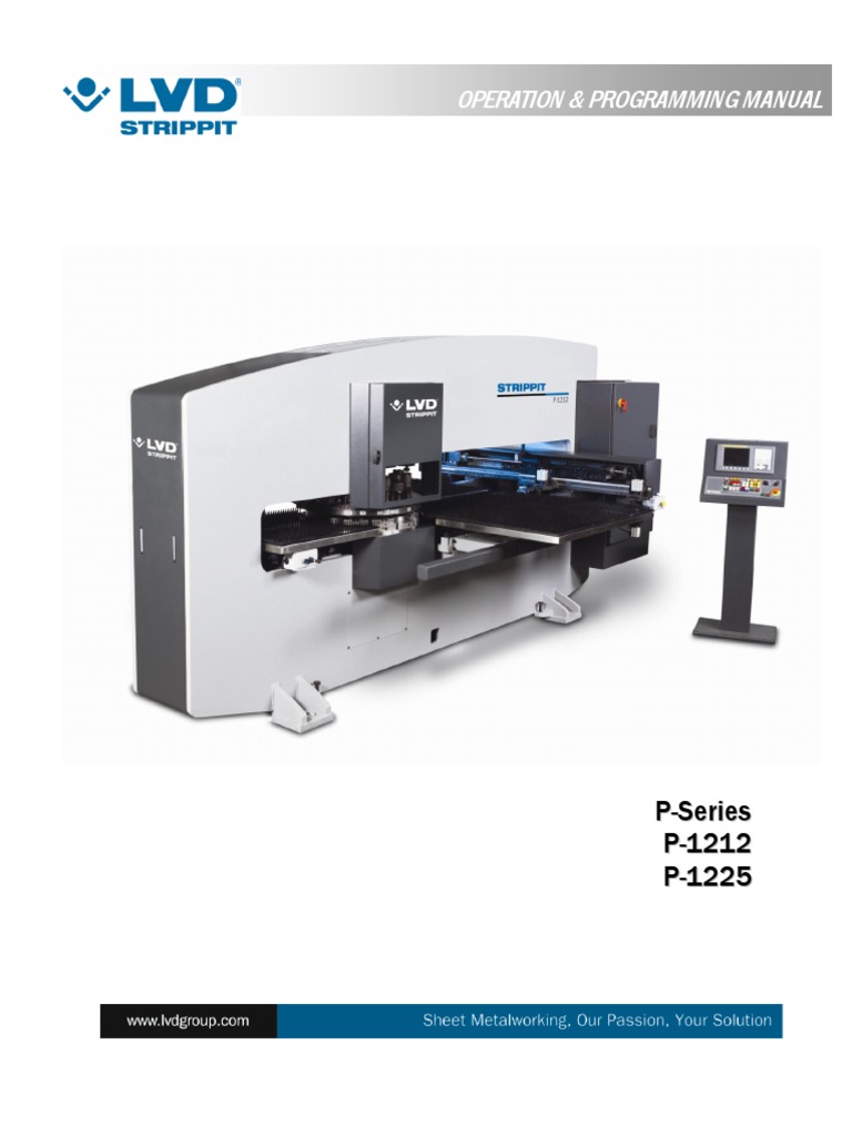 Operation & Programming Manual: P - S e R I e S P - 1 2 1 2 P - 1 2 2 5 ...