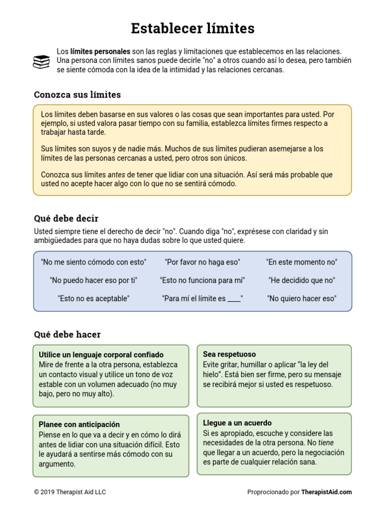 Como Poner Limites | PDF
