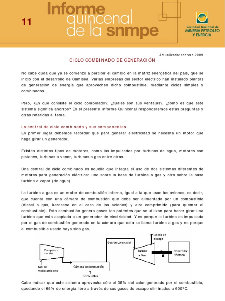 Ciclo Combinado | PDF