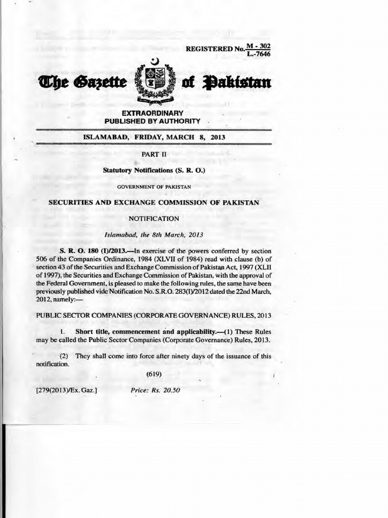 Public Sector Corporate Governance Rules 2013 | PDF | Audit Committee ...