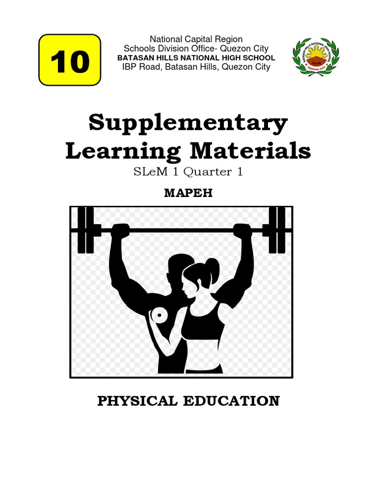 FINAL-Edited - SLeM1 - PE10 - Quarter1 (1) Edited by RUFO JOHN PAUL | PDF | Body Mass Index ...