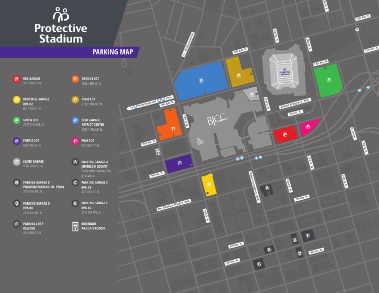 Stadium Parking Map | PDF