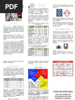 Triptico NOM-006-STPS-2014 | PDF | Máquina elevadora
