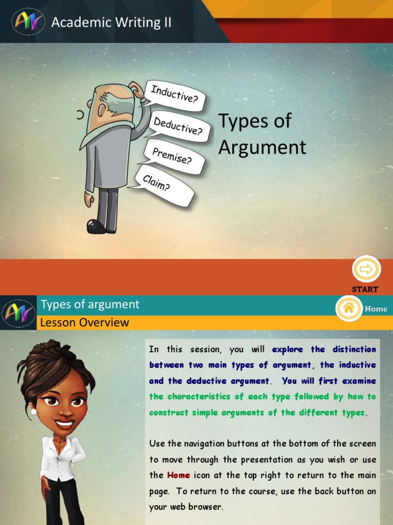 Lectures 2C, D Types of Argument | PDF | Argument | Inductive Reasoning
