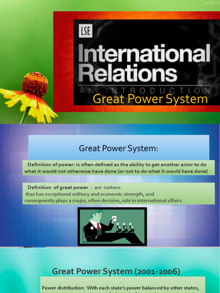 An Analysis of Global Power Dynamics: A Comparison of the Military ...