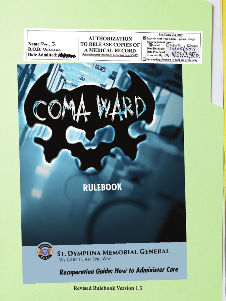 Revised Coma Ward Rule Book (Version 1.5) | PDF