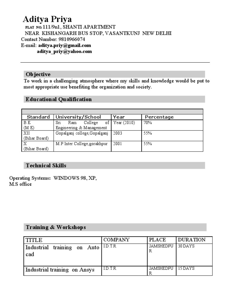 Resume Aditya | PDF