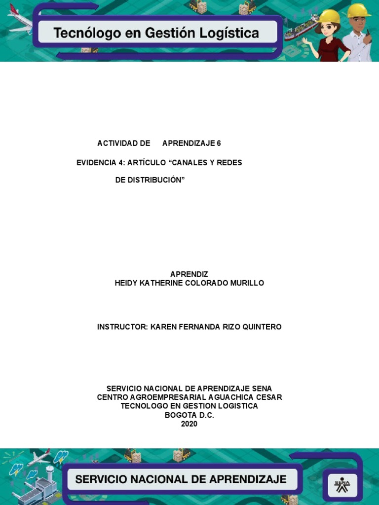 Evidencia 4 Modulo 6 | PDF | Logística | Al por menor