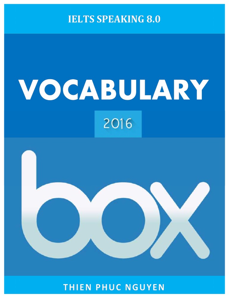 Vocabulary Box | PDF | Waste | Internet