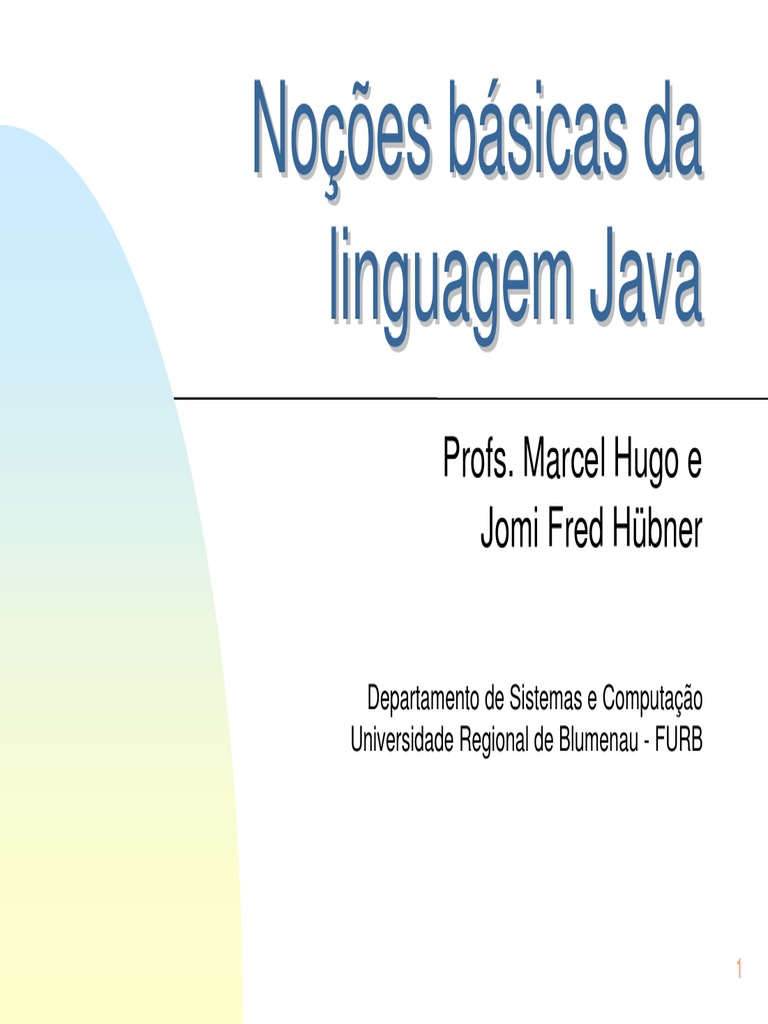 Cartilha de Comandos JAVA | PDF | Linguagem de programação | Java ...