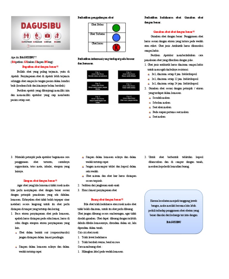 Leaflet Dagusibu | PDF