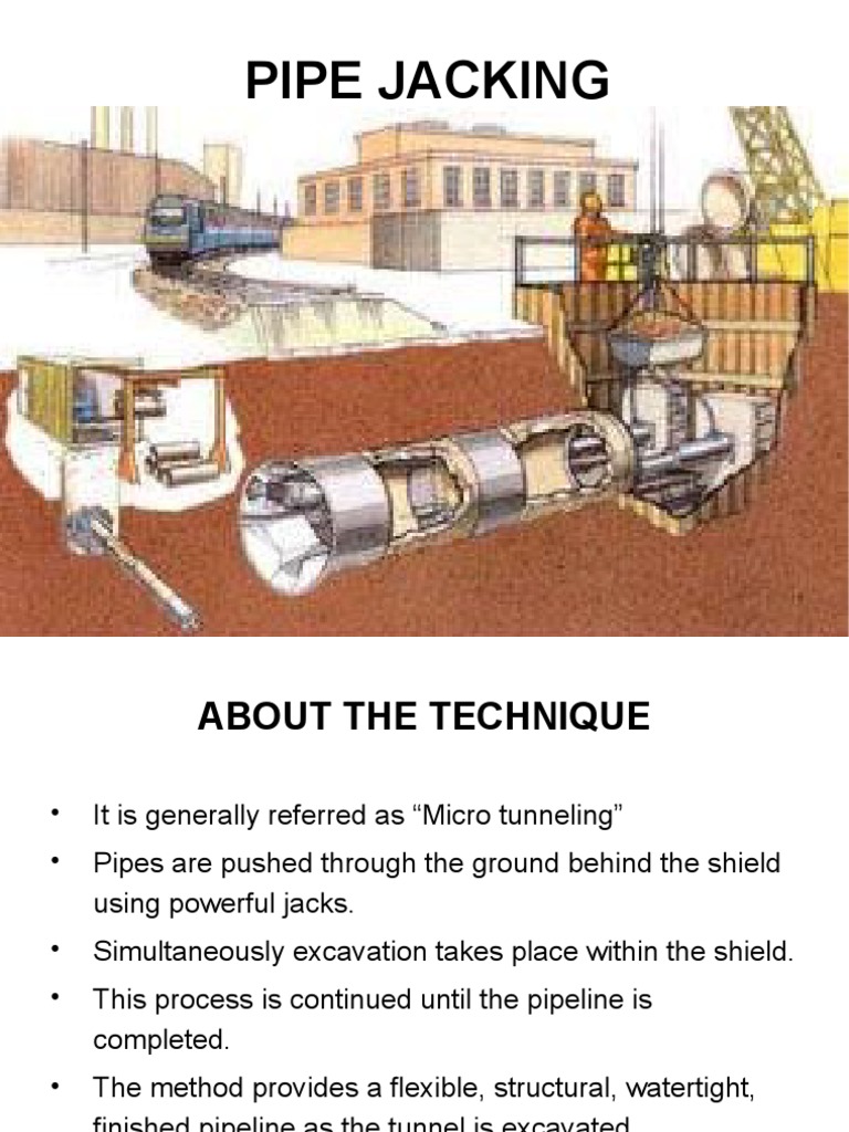 1.2 Pipe Jacking | PDF | Computers | Technology & Engineering