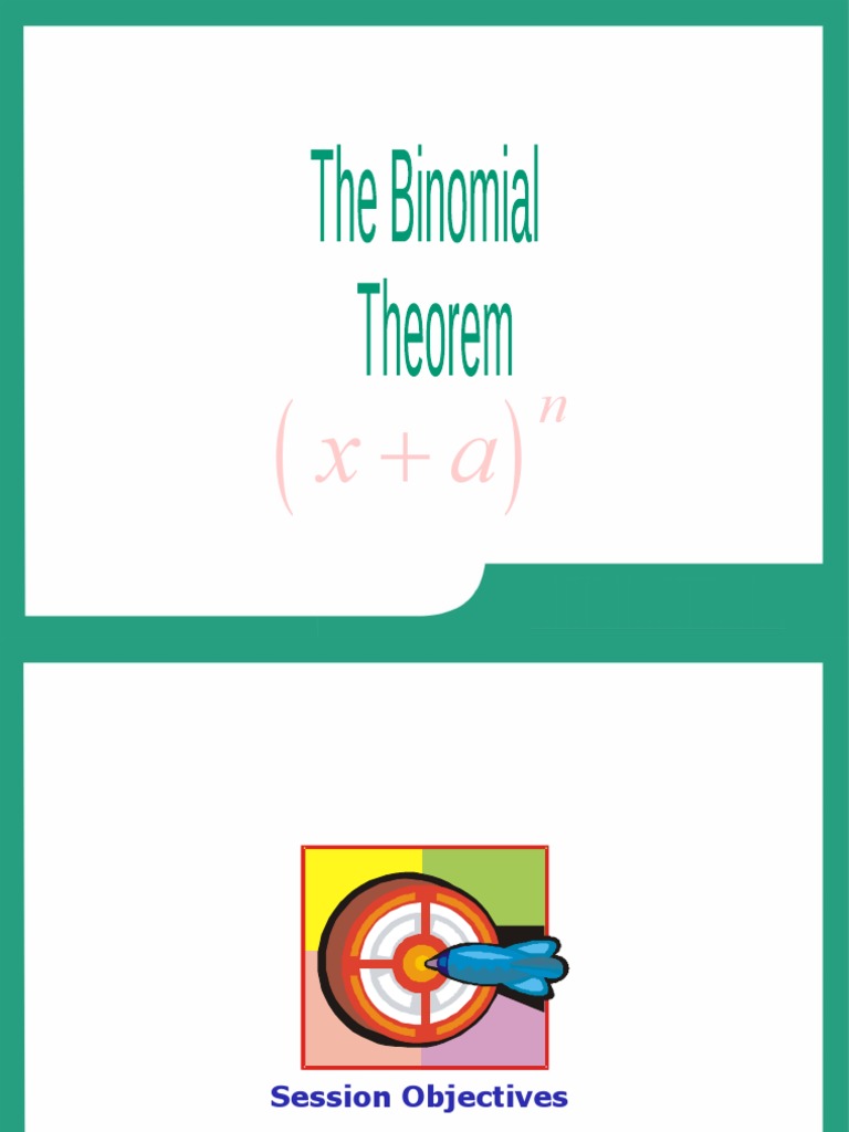 1 Binomial Theorem Ss | PDF | Combinatorics | Numbers