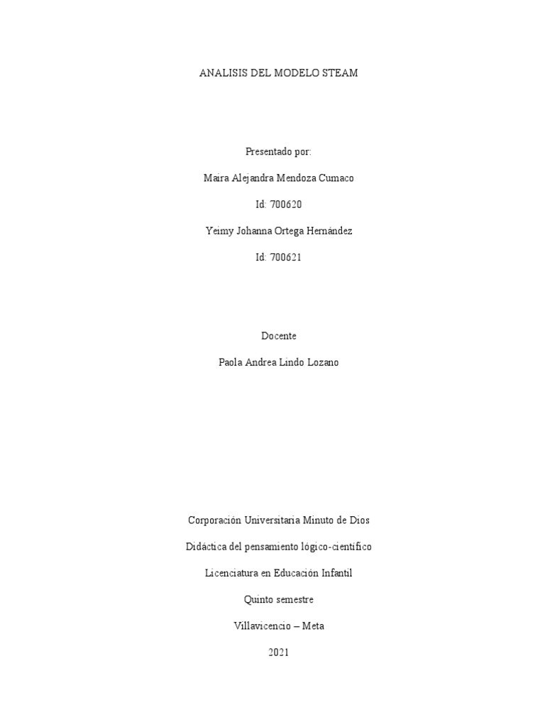 Analisis Del Modelo Steam | PDF