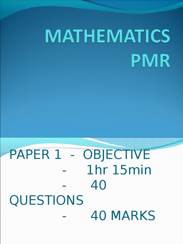 Matematik-Presentation PMR | PDF | Circle | Triangle