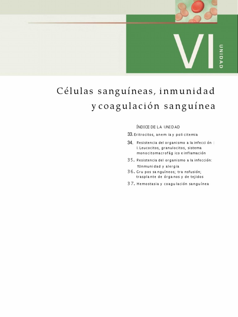 Guyton y Hall Tratado de Fisiologia 13ed Cap. 33 Erotrocitos | Descargar gratis PDF | Glóbulo ...