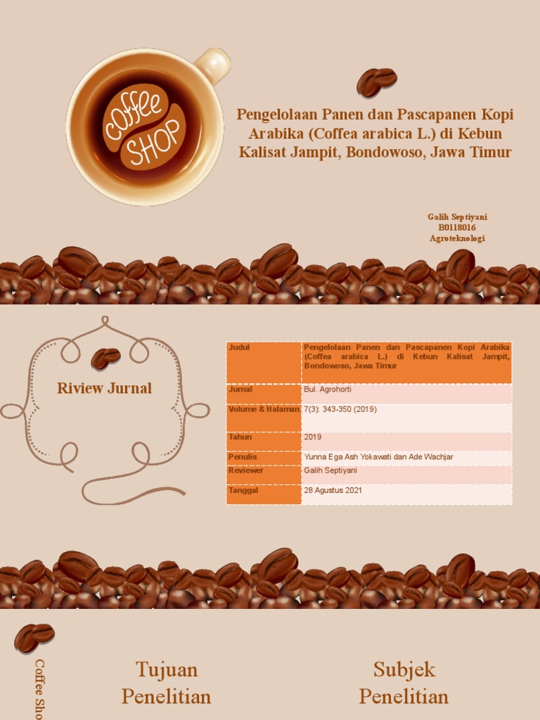 Coffee Shop Powerpoint Template Pdf