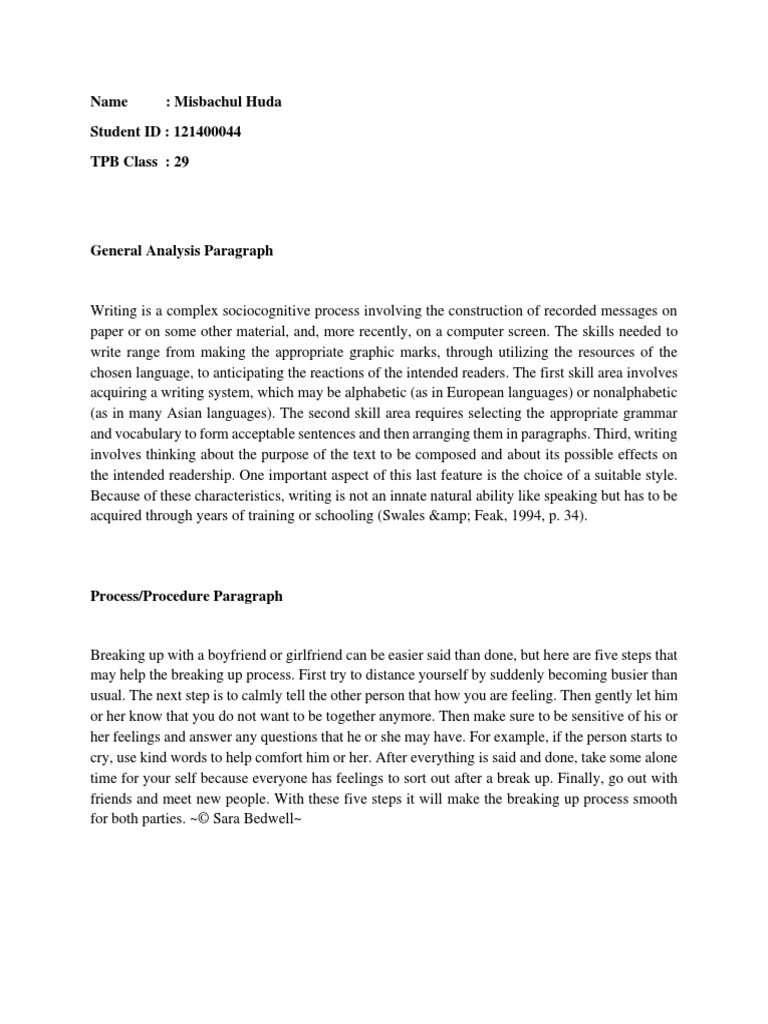 Name: Misbachul Huda Student ID: 121400044 TPB Class: 29 | PDF ...