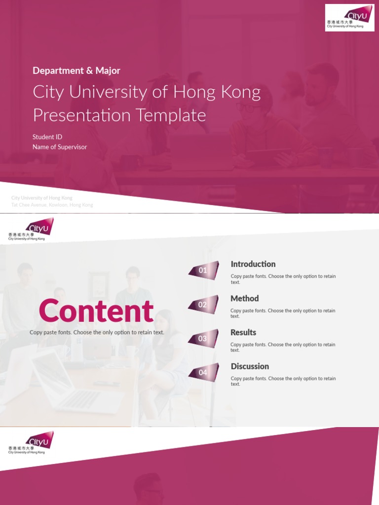 CityU PPT Template2 | PDF | Computing