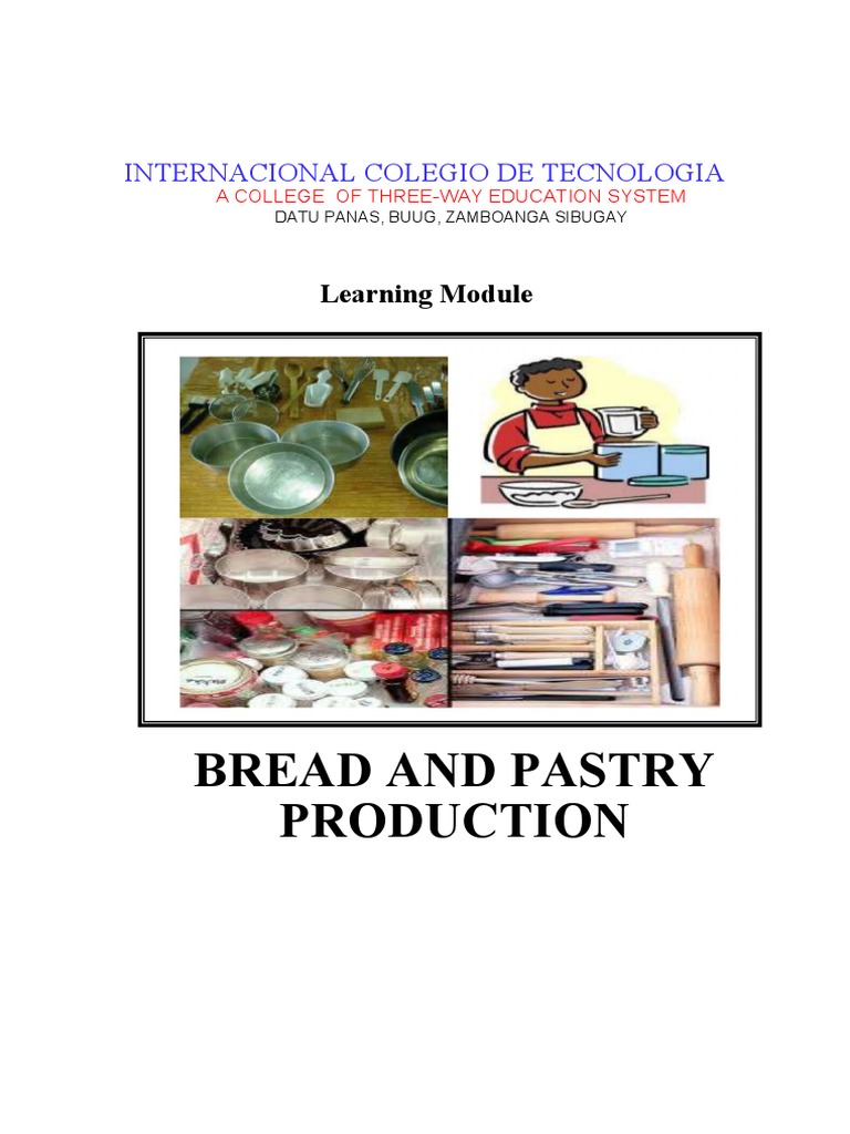 K To 12 Bread and Pastry Learning Module | PDF | Baking | Cakes