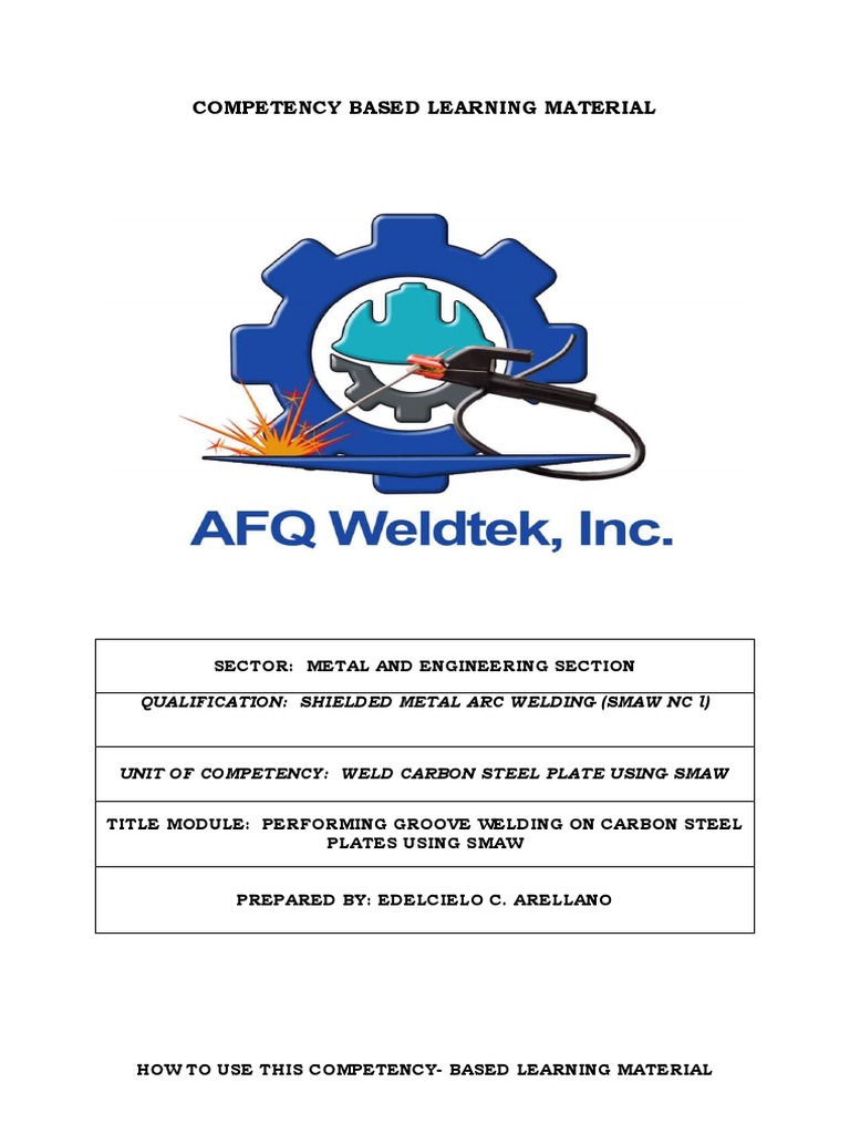 2020-CBLM Smaw Handouts | PDF | Welding | Construction