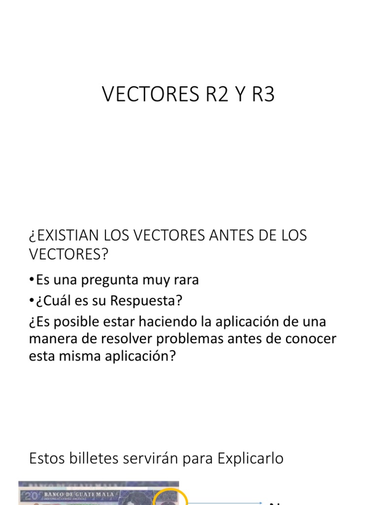VECTORES R2 Y R3IIIkls | PDF | Vector Euclidiano | Geometria plana)