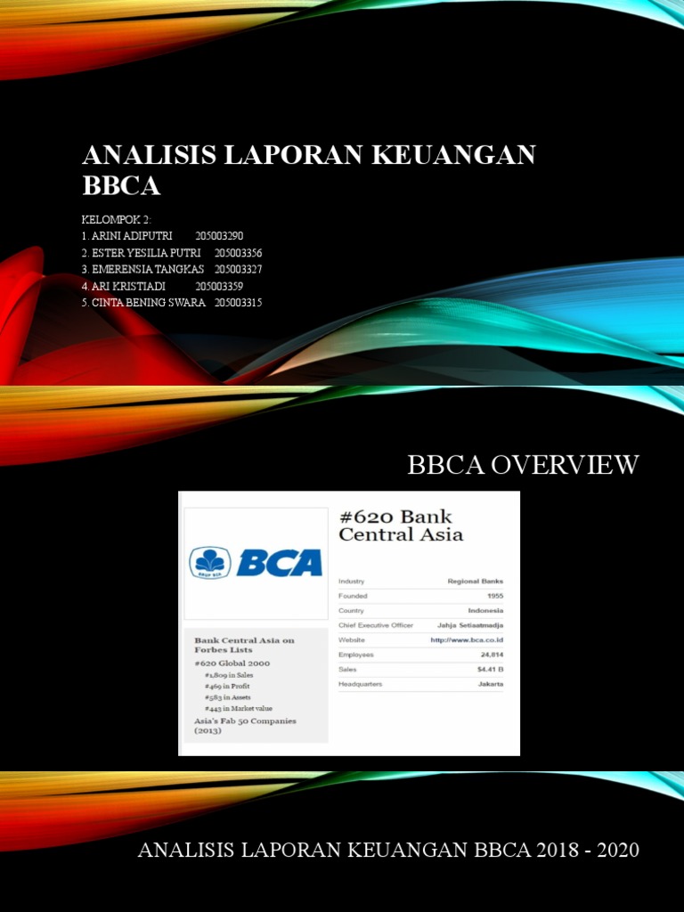 Analisis Laporan Keuangan Bbca | PDF